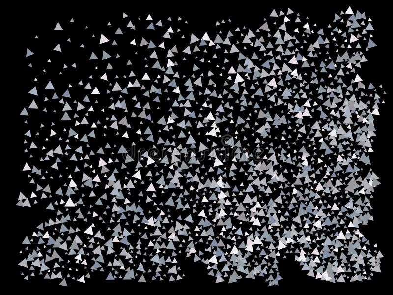 Abstract Falling Triangles for Holidays Stock Illustration ...
