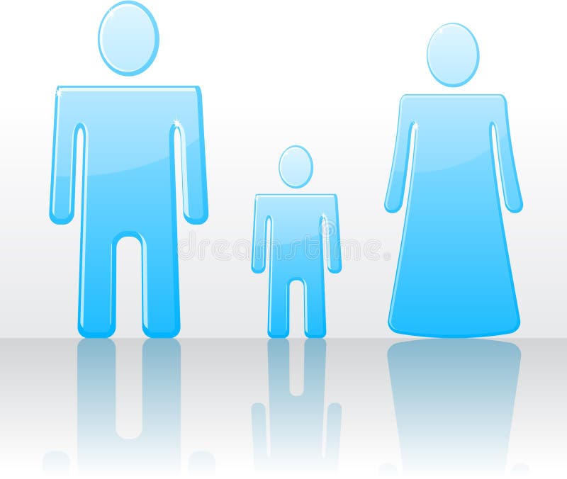 Abstract family stock vector. Illustration of posing - 18135393