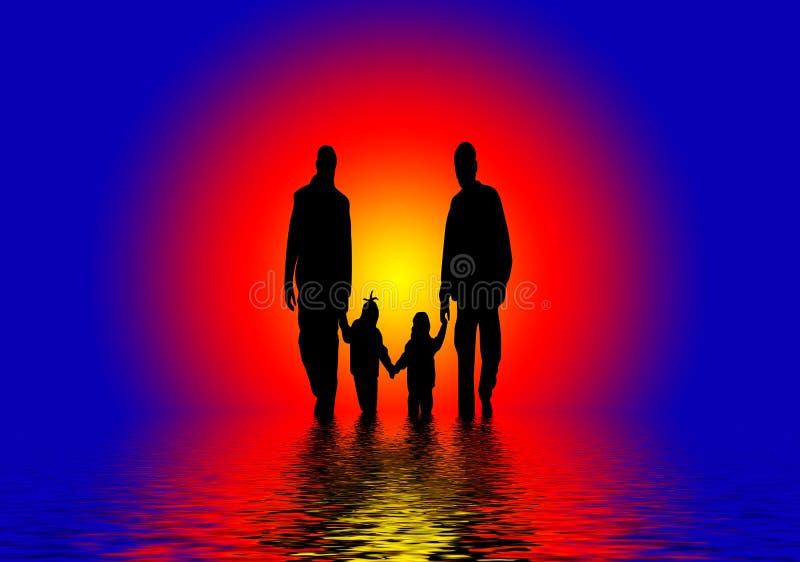 Abstract Family stock illustration. Illustration of colours - 4865998
