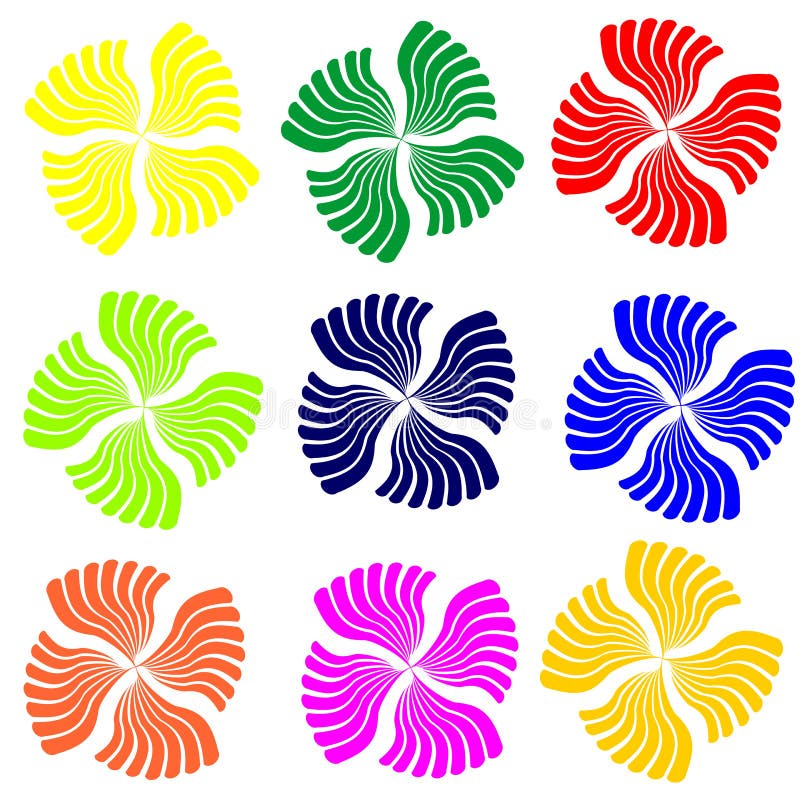 Abstract fan stock vector. Illustration of fantasy, idea - 7395005