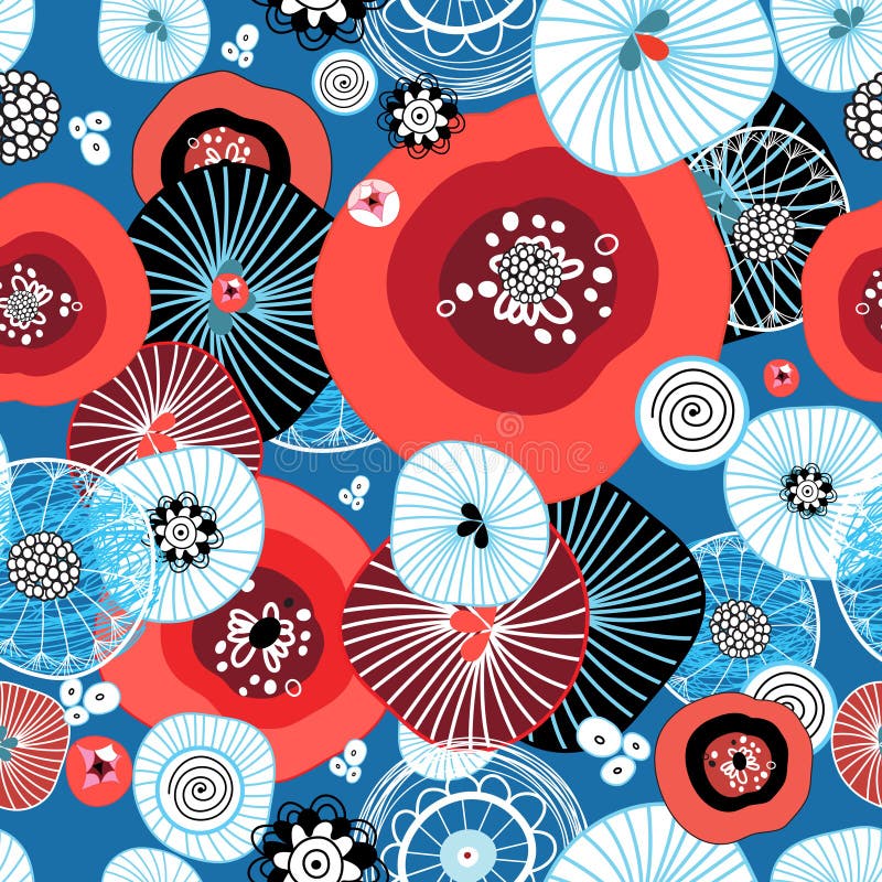 Abstract Fantastic Bright Colored Pattern Stock Vector - Illustration ...