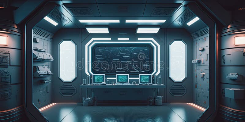 Abstract Fantastic Outer Space of Metal Gate Security Control System ...