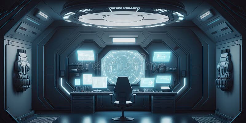 Abstract Fantastic Outer Space of Metal Gate Security Control System ...