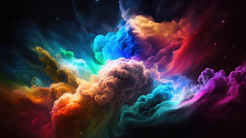 Exploding Rainbow Cloud Stock Illustrations – 317 Exploding Rainbow ...