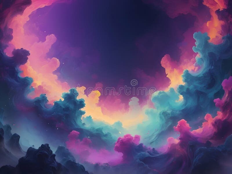 Abstract Fantasy Mystery Haze Concept Creative Background Stock ...