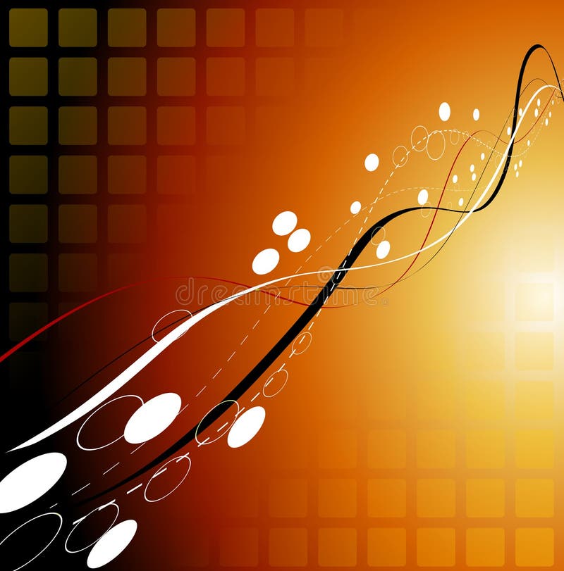 Abstract Fantasy Orange Background Stock Vector - Illustration of eps10 ...