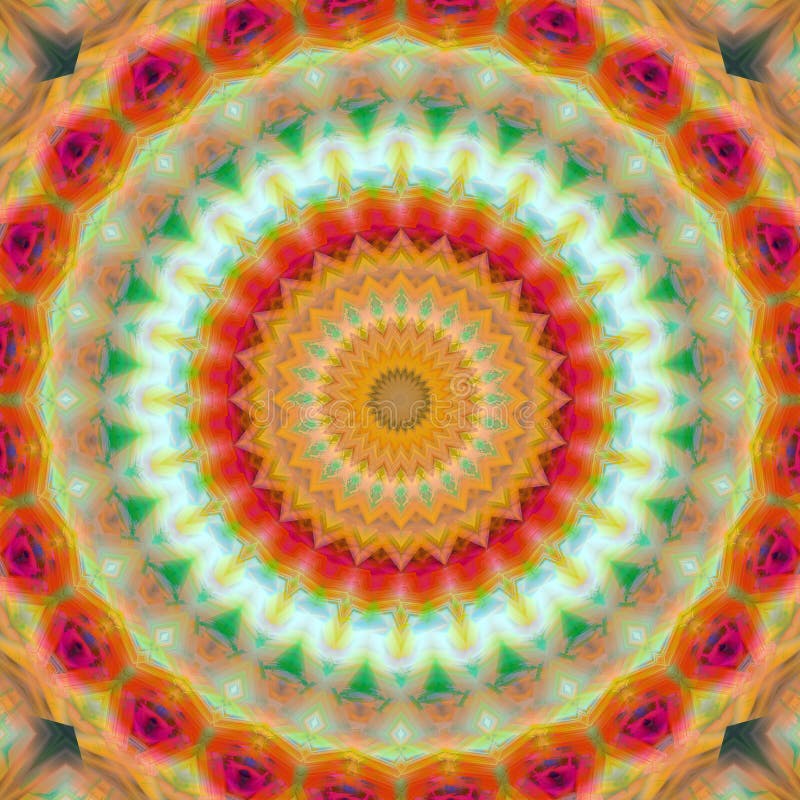 Abstract Fantasy Pattern in Retro Style. Beautiful Background for the ...