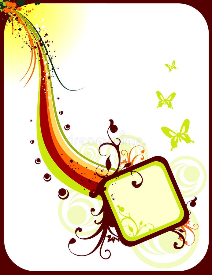 Fantasy vector frame stock vector. Illustration of flavor - 28725464