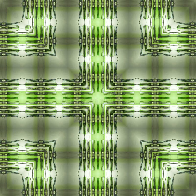 Abstract Fashionable Seamless Pattern of Square Bamboo Shapes Stock ...