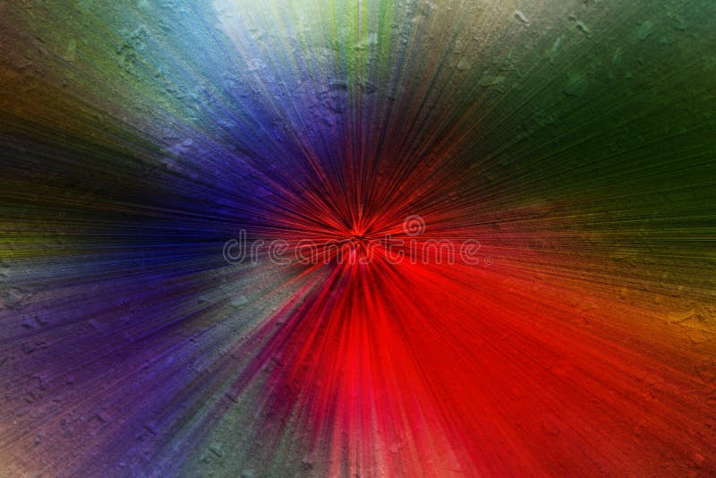 Abstract Fast Speed Motion through the Color Radial Blur Backgrounds ...