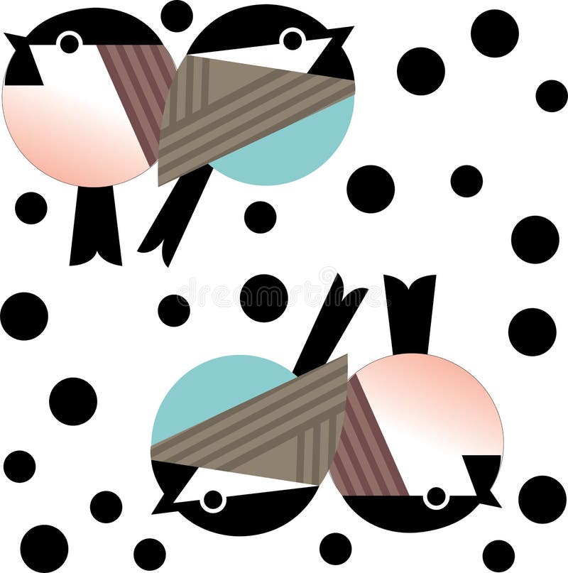 Fat Birds stock vector. Illustration of hand, drawn, vector - 6252662