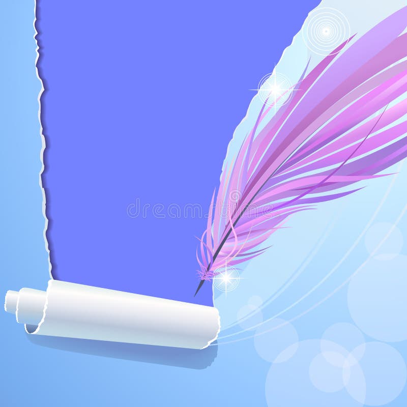 Abstract Feather Art Pattern Background Stock Illustration ...