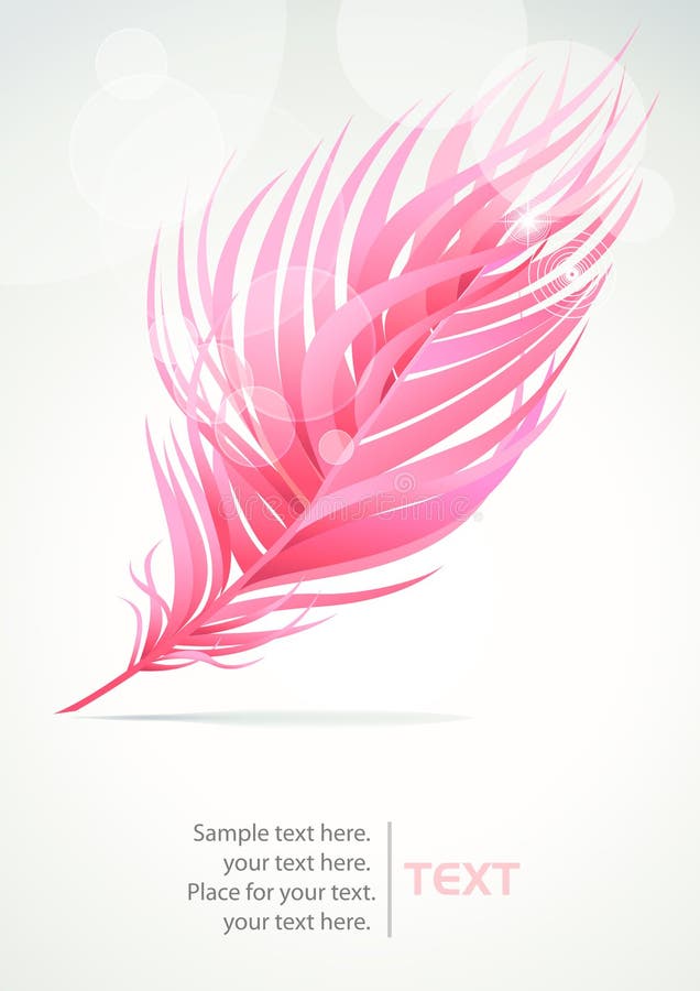 Abstract Feather Background Stock Vector - Illustration of decoration ...