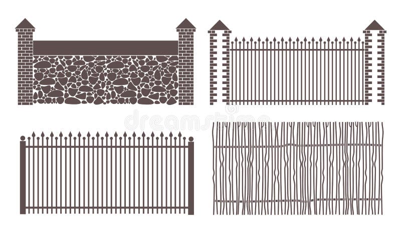 Abstract Fence stock vector. Illustration of fence, symbol - 80957670