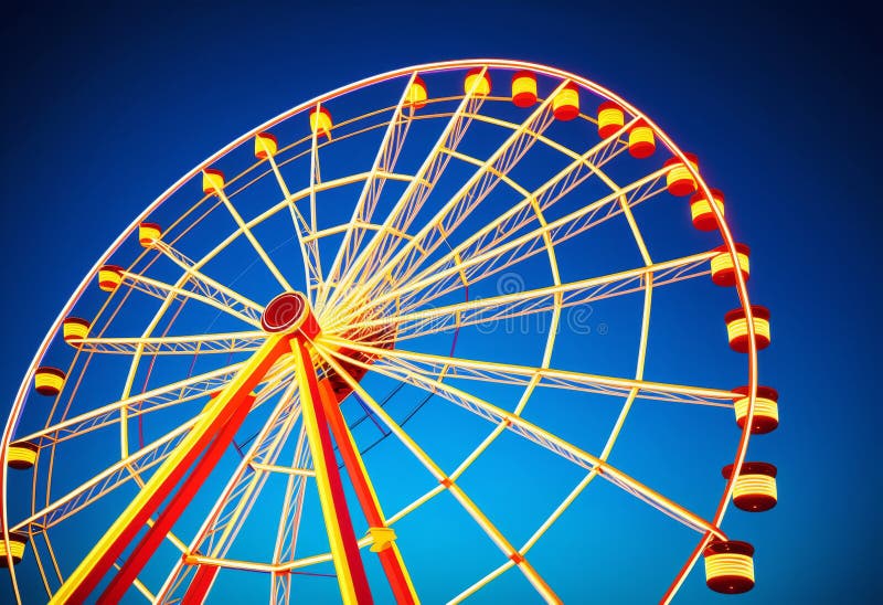 Abstract Ferris Wheel