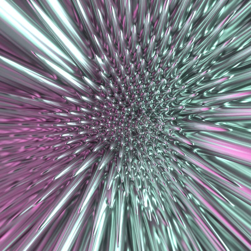 Abstract Ferromagnetic Fluid. Futuristic Composition. Design Element ...