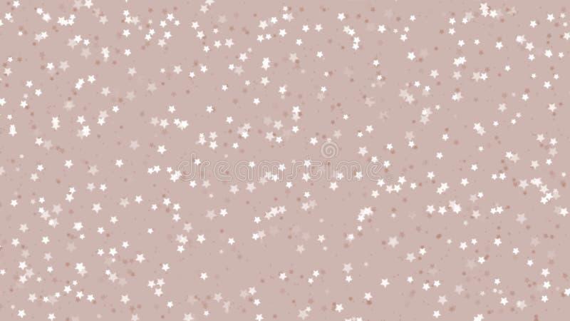 Abstract Festive Background with Beige Star Glitter Stock Footage ...