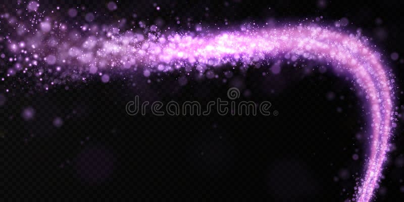 Neon Light. Explosion of Sparkling Dust Stock Vector - Illustration of ...