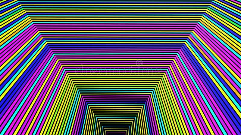 Abstract Festive Background with Square Frames Form a Complex Structure ...