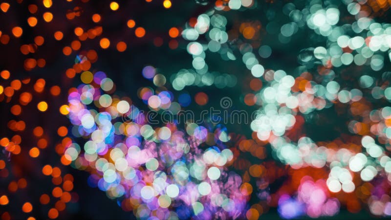 Abstract Festive Bokeh Lights Background of Various Colors Stock Video ...