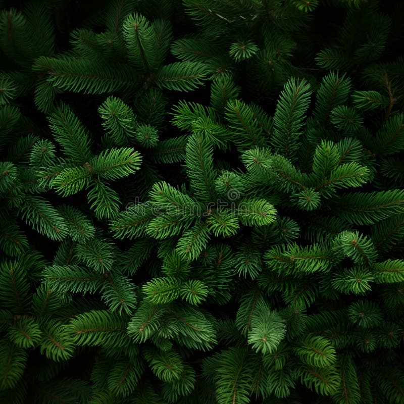 Abstract Christmas Pine Tree Needles Pattern Background Green ...