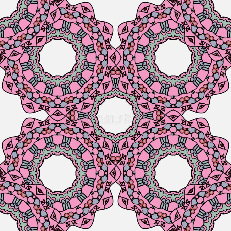 Abstract Festive Colorful Pink Vector Ethnic Stock Vector ...