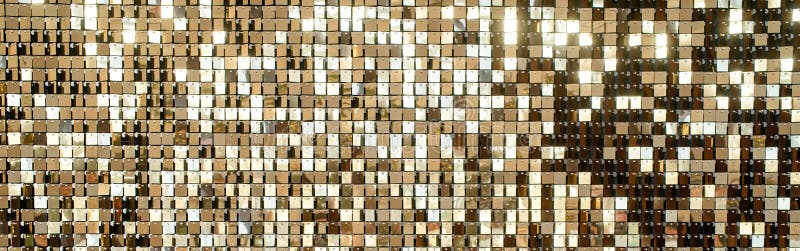 Golden Metal Shiny Pieces Making Festive Abstract Texture Stock Photo ...