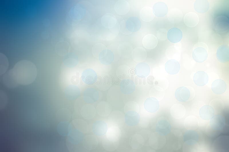 Abstract Festive Light Blue Silver Bokeh Background Texture with ...