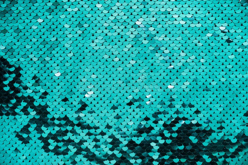 Abstract Festive Sparkling Background. Round Iridescent Turquoise ...