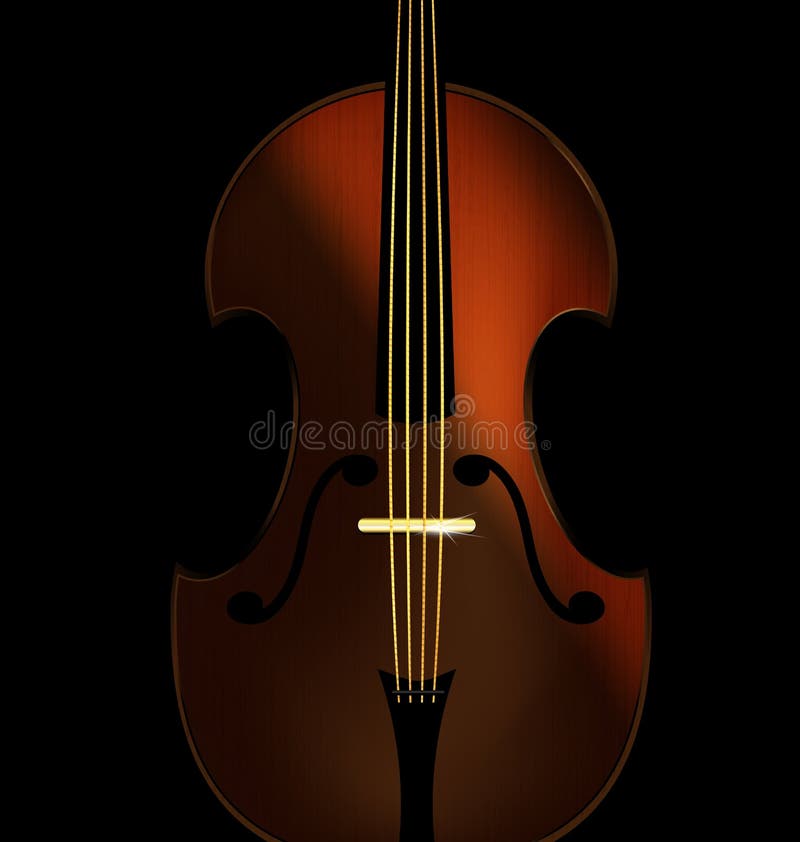 Abstract fiddle stock vector. Illustration of exhibit - 46602402