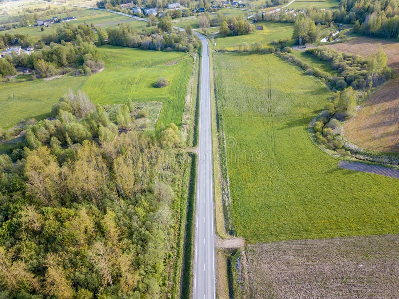 Abstract Field and Country Patterns on Summer Stock Photo - Image of ...