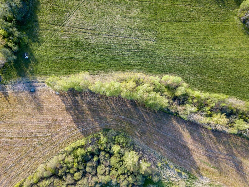 Abstract Field and Country Patterns on Summer Stock Photo - Image of ...