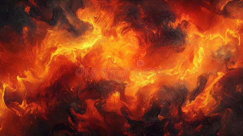 Abstract Fiery Background Design Stock Illustration - Illustration of ...