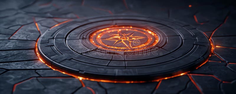 3D Celestial Divine 300DPI, Generated AI Abstract Fiery Circular ...