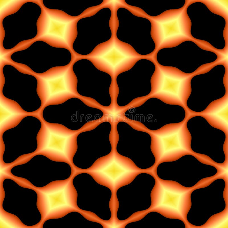 Abstract Fiery Geometric Texture or Background Made Seamless Stock ...