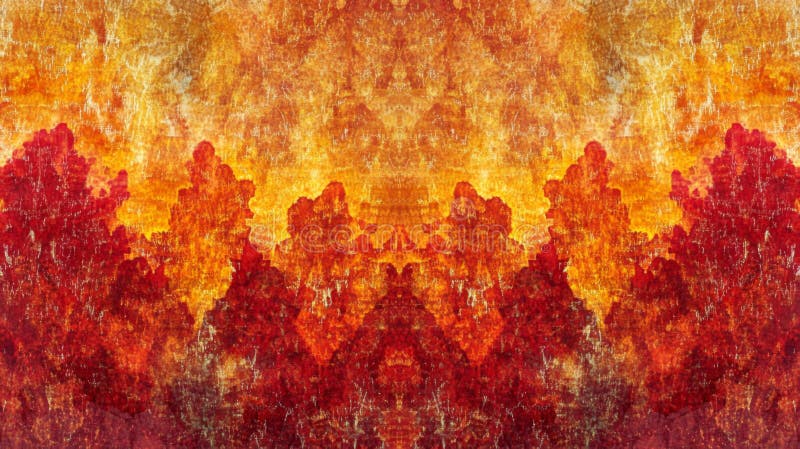 Abstract Fiery Orange and Red Background Texture Stock Illustration ...