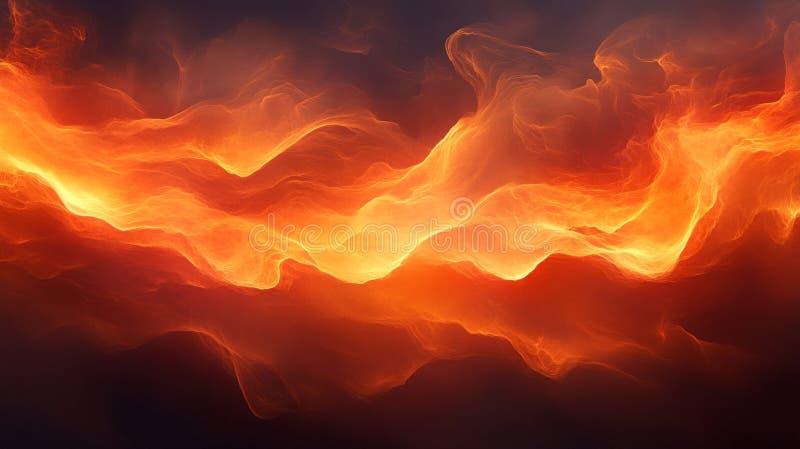 Abstract Fiery Orange and Red Texture Background Stock Illustration ...