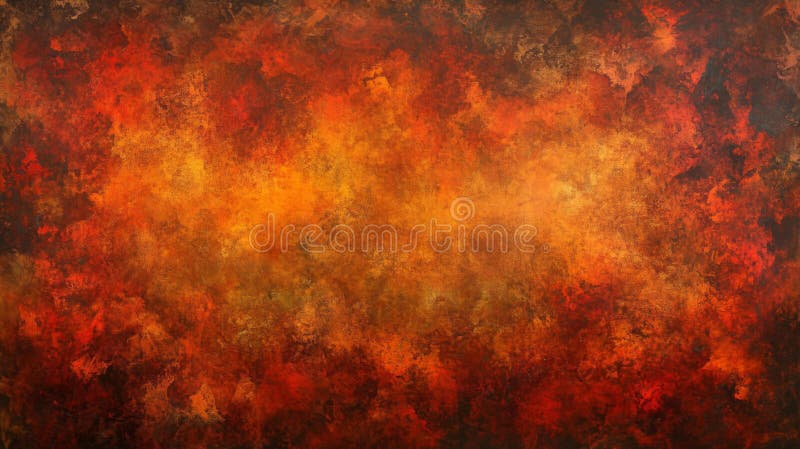 Abstract Fiery Orange and Red Textured Background Stock Illustration ...