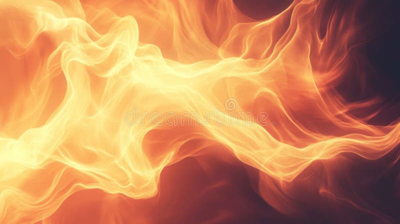 Abstract Fiery Swirls and Fluid Art Patterns with Vibrant Red, Orange ...