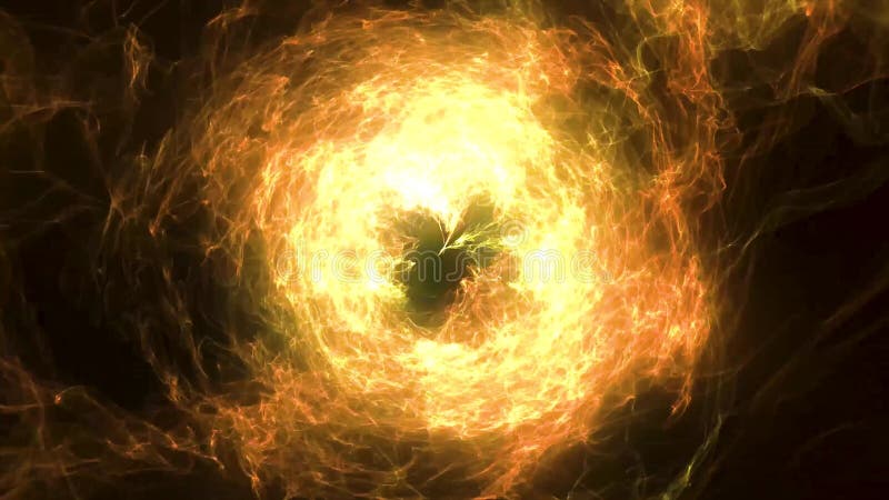 Abstract Fiery Sphere Background with Luminous Swirling Backdrop ...