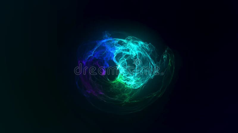 Abstract Fiery Sphere Background with Luminous Swirling Backdrop ...
