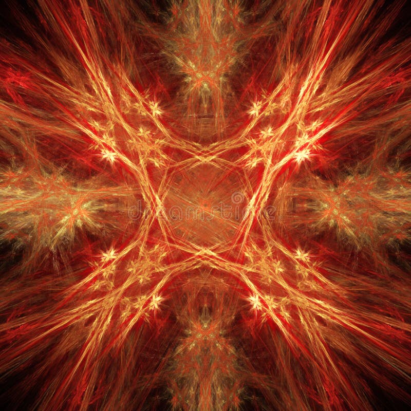 Fiery star stock illustration. Illustration of flame, graphic - 7323944