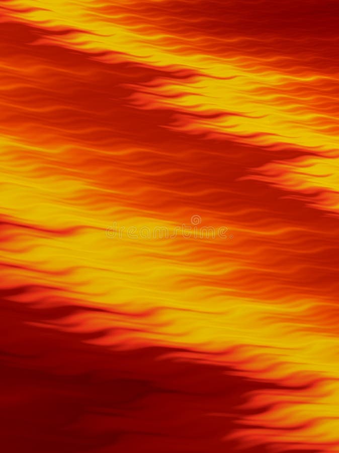Abstract Fiery Water stock illustration. Illustration of flamboyant ...