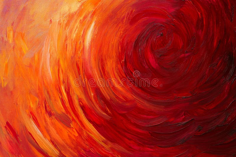 Abstract Fiery Whirl Texture, Bold Red and Orange Patterns Creating ...