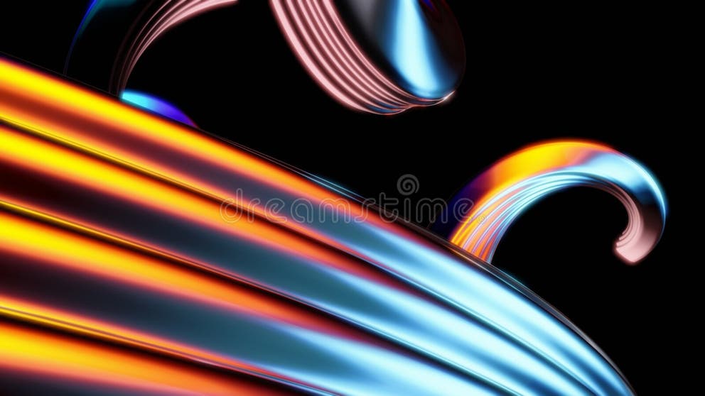 Abstract Fight - 3D Illustration Stock Illustration - Illustration of ...