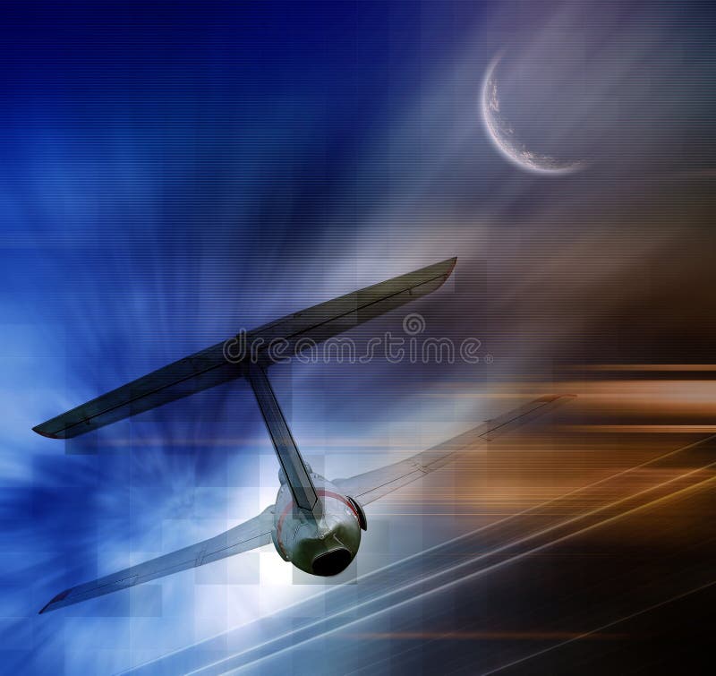 Abstract fighter jet stock illustration. Illustration of plane - 18116766