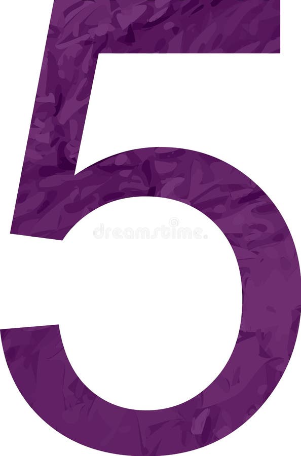 Abstract Figure,number. Vector Illustration Style Tape Sign Stock ...