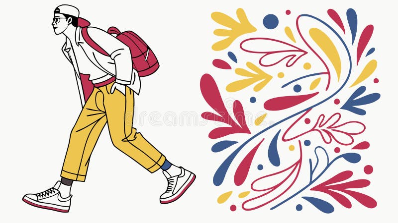 Abstract Figure Pattern Abstract People and Abstract Pattern Design ...