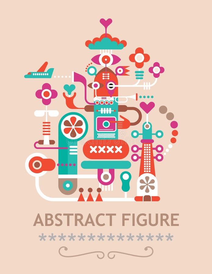 Abstract Figure stock vector. Illustration of castle - 35734013