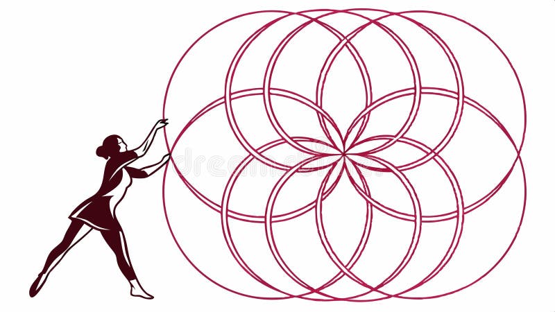 Abstract Figures with Ropes, Teamwork Concept, Cooperation, and ...